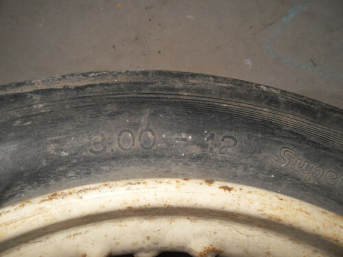 Sears Allstate Puch DS60 Compact Scooter - Rear Wheel with Brake Plate ...