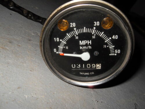 1981 Indian Moped - Speedometer - Speedo Gauge – Rust Belt Cycle Parts
